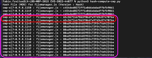 Control Web Panel - Fingerprinting Open-Source Software using a Consolidation Algorithm approach ...